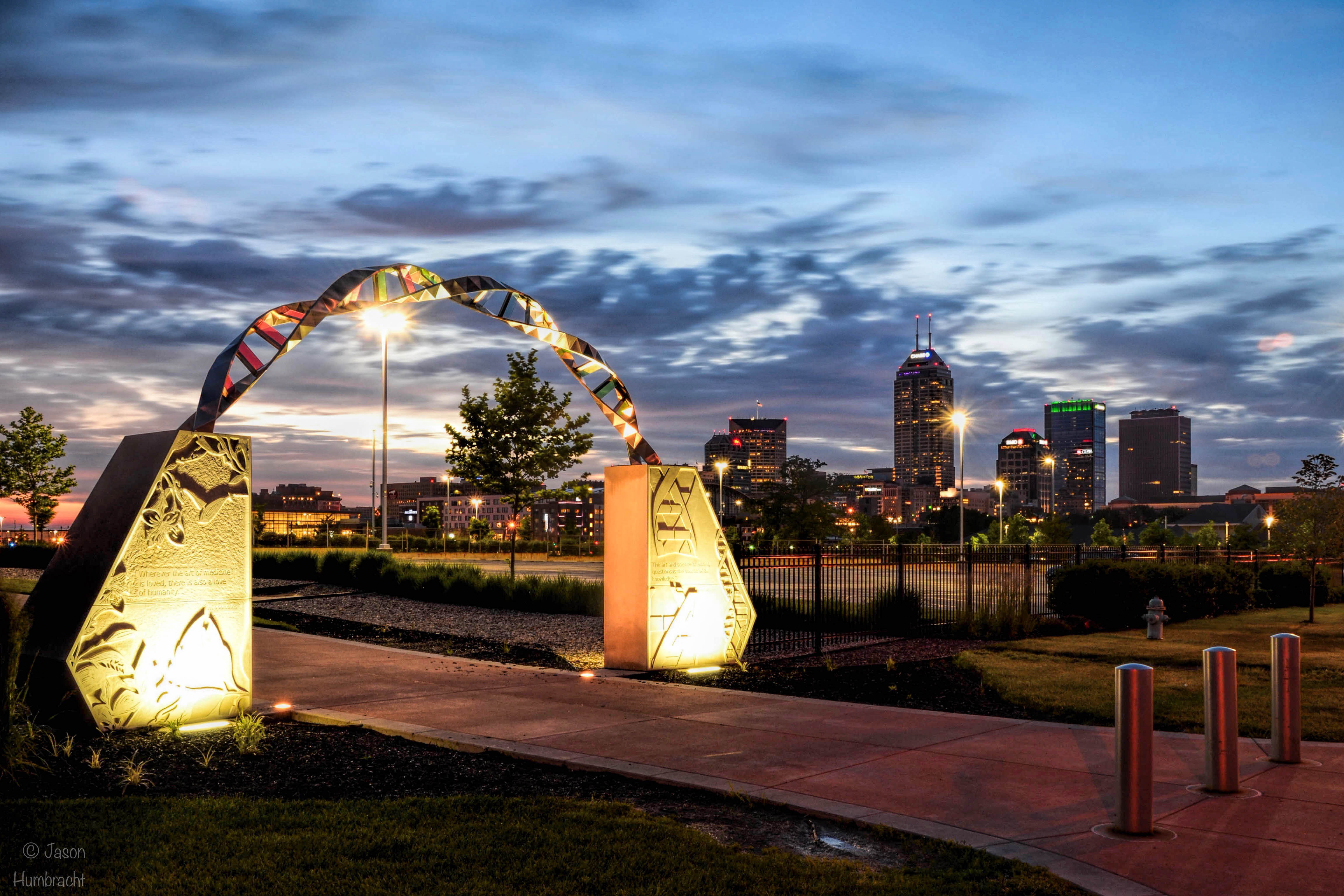 Indianapolis Skyline Sunset | Cityscapes﻿ - jhumbracht | photography